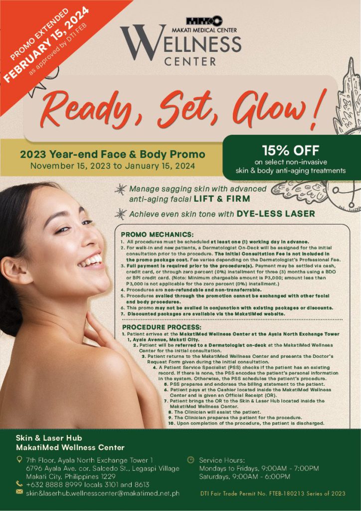 Ready, Set, Glow Promo | Makati Medical Center