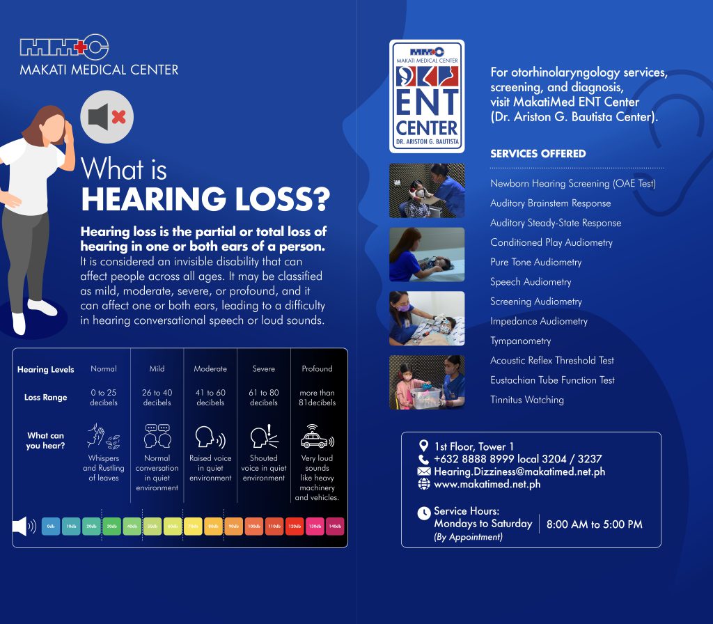 Hearing Loss - MakatiMed Exhibits - Makati Medical Center