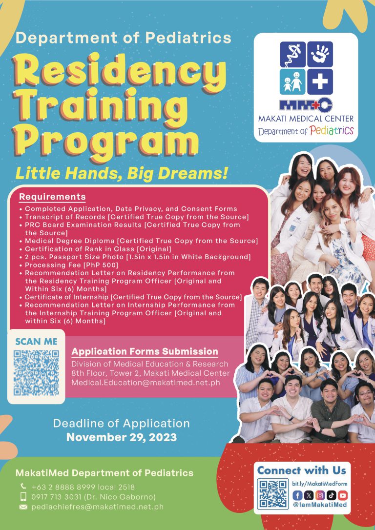 Residency Training Programs - Makati Medical Center